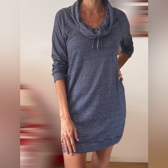 Alternative | Sweaters | 876 Alternative Earth Blue Heather Cowl Neck ...